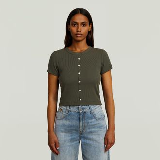 G-Star Heritage Hardware Baby T-Shirt - Grau - Damen