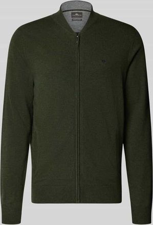 Fynch-Hatton Cardigan aus Wolle-Kaschmir-Mix mit Rei&szlig;verschluss