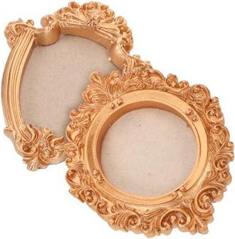 Cabilock 2pièces Mini Cadres Photo Magnétiques Vintage Boîte à Cadre Pour Réfrigérateur