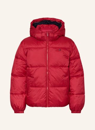 Tommy Hilfiger Steppjacke Mit Abnehmbarer Kapuze rot