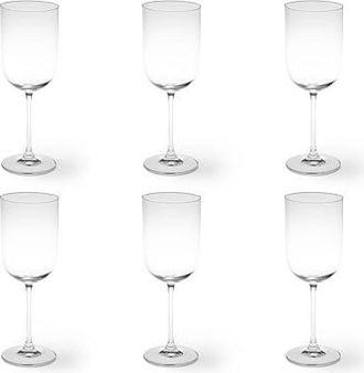 Excelsa Nordic Lot de 6 verres transparents, verre, capacit&eacute; 410 ml