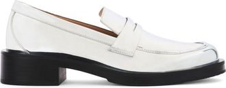 Stuart Weitzman Palmer Bold Loafer 40mm - Weiß