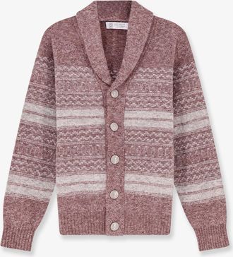 Brunello Cucinelli Alpaca, cashmere and wool blend cardigan - BRUNELLO CUCINELLI - gender_Man