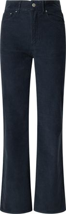 Pepe Jeans London Damen High Waist Flare Willa Corduroy Hose, Blau (Dulwich Blue), 29 W/32 L
