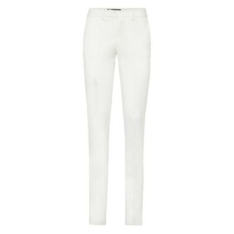Philipp Plein Cady Office Hosen Fatale - - Trousers - Damen - Wei&szlig; - M