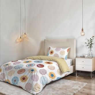 Italian Bed Linen Fantasy Bettwäsche, Circle, Kleine doppelte