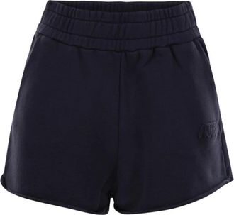 Autry Femme, Shorts, Bleu, Taille: 36 FR Logo Sweatshorts