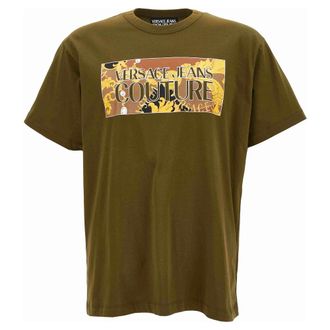 Versace Jeans Couture T-Shirts und Polos - - Tops - Herren - Gr&uuml;n - 2XL