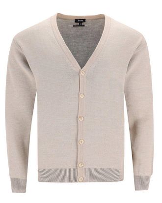 Hajo Strickjacke kratzfreie Strickjacke mit Kn&ouml;pfen