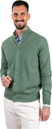 Ferrante Homme, Pulls, Vert, Taille: XL G30011 Cardigan
