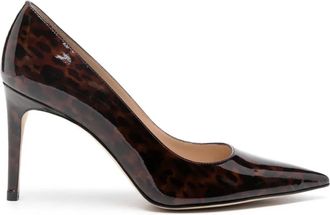 Stuart Weitzman escarpins à bout pointu 85 mm - Marron