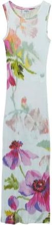Loewe Robe d&eacute;bardeur fleurie en coton et soie