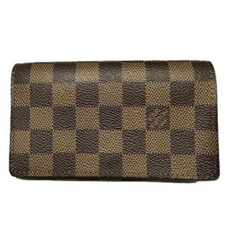 Louis Vuitton Portefeuille bi-pli Damier Pre-owned - Femme - Pre-owned - Brun - Taille: ONE Size