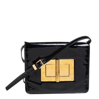 Tom Ford Pre-owned Leder Schultertasche - - Pre-owned - Damen - Schwarzk - ONE SIZE