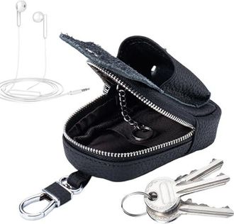 Generico Porte-cl&eacute;s en forme de sac &agrave; dos | Clip en m&eacute;tal souple pour sac anti-perte | Mini sac &agrave; dos en cuir PU pour femmes, pour femmes, famille, cartes, &eacute;co