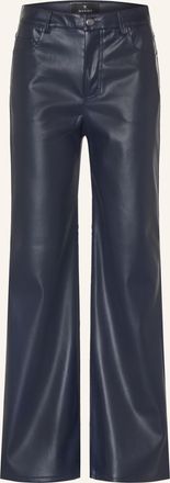 Monari Monari Hose In Lederoptik blau