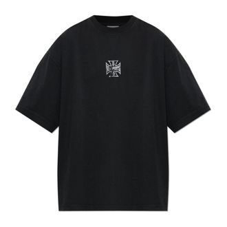 VETEMENTS Bedrucktes T-Shirt - - Tops - Herren - Schwarzk - S