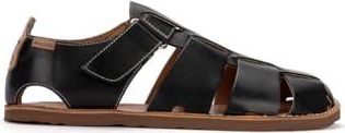 Pikolinos Sandales Plates en Cuir BETERA pour Homme Color Black
