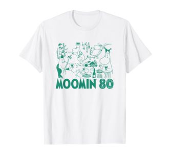 Moomin 80. Jahrestag Moomintroll Party T-Shirt