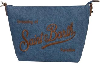 MC2 Saint Barth Femme, Sacs, Bleu, Taille: ONE Size Aline Pochette Bag