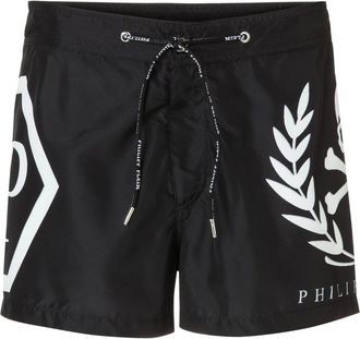 Philipp Plein Herren, Bademode, Schwarzk, 2XLGröße