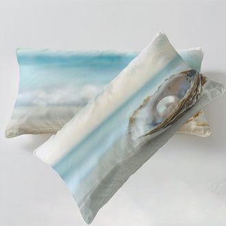 Generic Kissenbezug 30x50cm Beige Kissenbez&uuml;ge H&uuml;Lse Kissenbez&uuml;ge Pillow Cover Dekokissen Samt 2er Set Beidseitig Bedruckt Weich und Bequem Leicht Reinigen f&uuml;