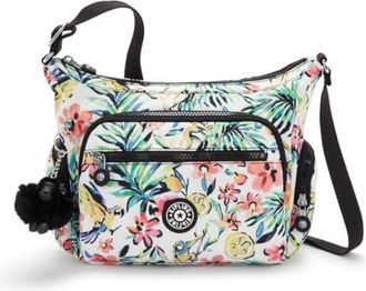 Kipling Gabbie S Petit Sac à Bandoulière, Cocktail Floral (Orange)