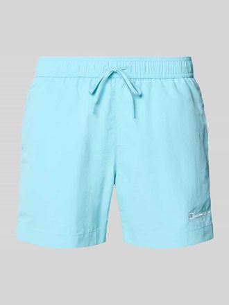 Champion Badehose mit elastischem Bund und Label-Stitching