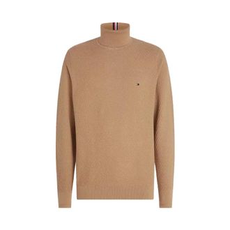 Tommy Hilfiger Rollkragenpullover - - Knitwear - Herren - Braun - XL