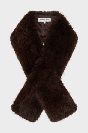 Gerard Darel Echarpe en fausse fourrure - RINA - Marron
