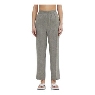 Erika Cavallini Semi Couture Sich verj&uuml;ngende Hose - - Trousers - Damen - Grau - XL