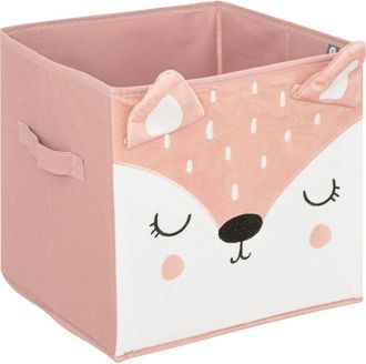 Atmosphera Cestino rosa Doe 29x29cm