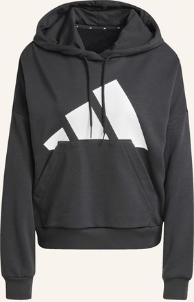 adidas Essentials Big Logo French Terry Loose Hoodie schwarz