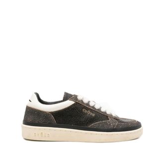 Ghoud Schwarze Niedrige Geb&uuml;rstete Sneakers - - Shoes - Herren - Schwarzk - 40 EU