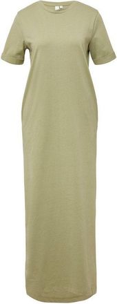 QS by s.Oliver Maxikleid Kleid Langes Jerseykleid aus Baumwolle