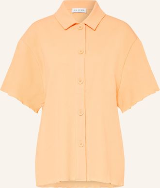Oh April Oh April Hemdbluse Fleur Aus Jersey orange