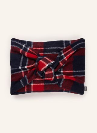 Pad Pad Dekokissenh&uuml;lle Tartan Bow rot