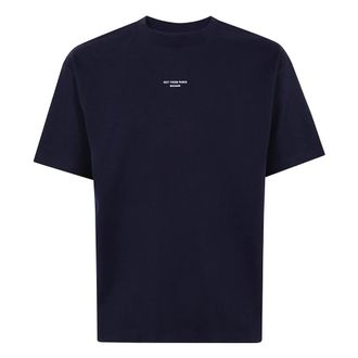 Dr&ocirc;le de Monsieur Klassisches T-Shirt mit Slogan - - Tops - Herren - Blau - S