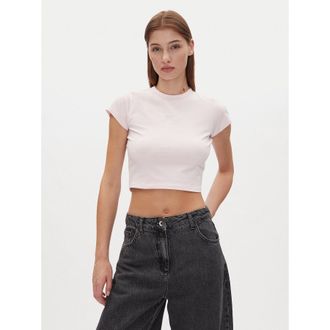 HUGO BOSS T-Shirt Dome_B 50537247 Hellrosa Cropped Fit