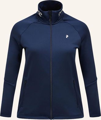 Peak Performance Midlayer-Jacke Rider Essentials Zip blau