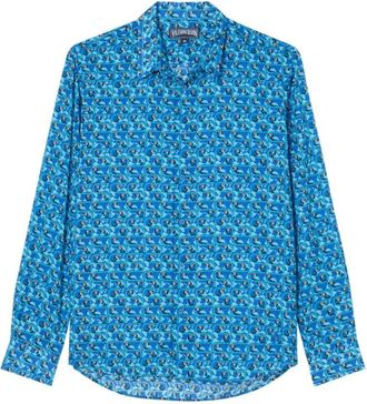 Vilebrequin Toucana Baumwoll-Voile-Hemd - - Shirts - Herren - Blau - L