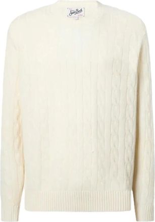 MC2 Saint Barth Homme, Pulls, Blanc, Taille: M Regent Braid Wool