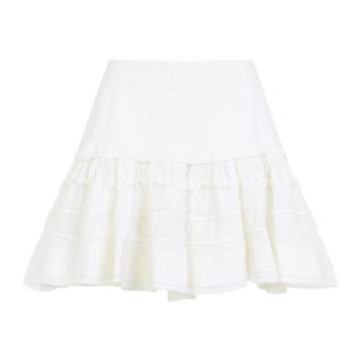Alaia Woll-Krinoline-Rock - - Skirts - Damen - Wei&szlig; - S