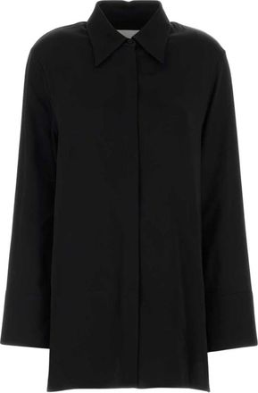 Jil Sander Femme, Blouses et Chemises, Noir, Taille: 42 FR Wide Cuff Shirt