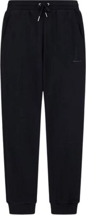 A|X Armani Exchange Femme, Pantalons, Noir, Taille: 38 FR Cotton Pantalons de surv&ecirc;tement