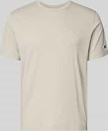 Champion T-Shirt mit Label-Stitchings und Rundhalsausschnitt