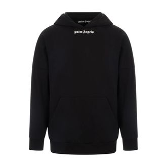 Palm Angels Classic Logo Over Hoodie - - Sweatshirts & Hoodies - Herren - Schwarzk - M
