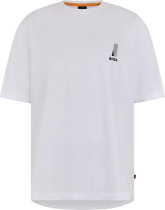 HUGO BOSS Orange T-Shirt f&uuml;r Herren, Regul&auml;r (Wei&szlig;)