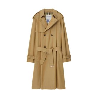 Burberry Vintage Check Beige Mantel - - Coats - Herren - Beige - M