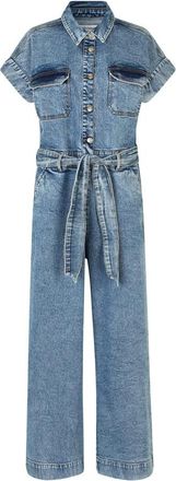 Lollys Laundry Femme, Combinaisons et Ensembles, Bleu, Taille: 36 FR Combinaison en denim avec d&eacute;tails modernes